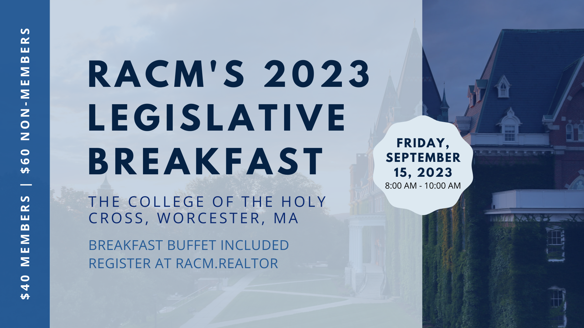 RACM Legislative Breakfast 2023 - REALTOR® Association of Central ...